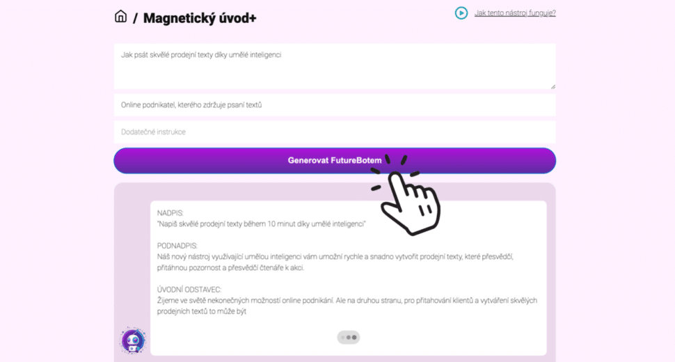 FutureBot - AI pro tvůrce obsahu